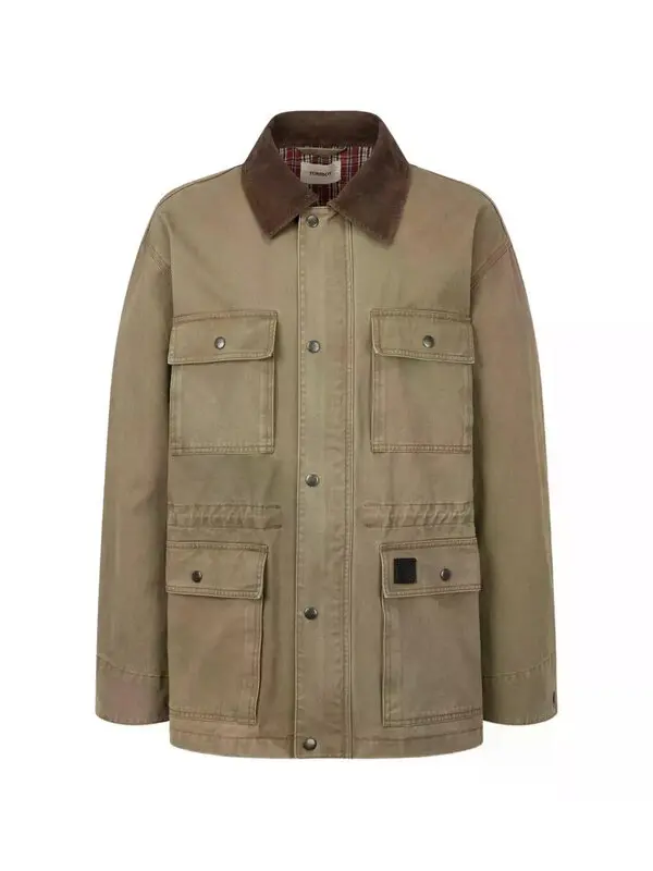 STUDIO TOMBOY Patch-pocket Washed Jacket