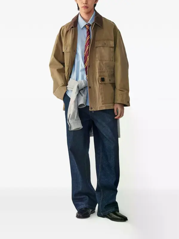 STUDIO TOMBOY Patch-pocket Washed Jacket