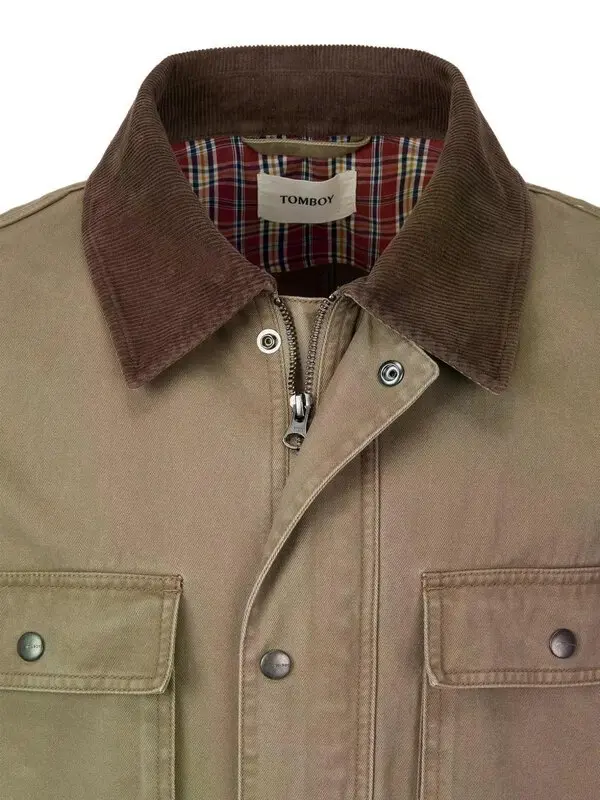 STUDIO TOMBOY Patch-pocket Washed Jacket
