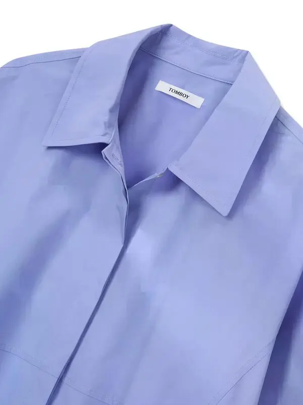 STUDIO TOMBOY Unbalanced Shirt - Blue