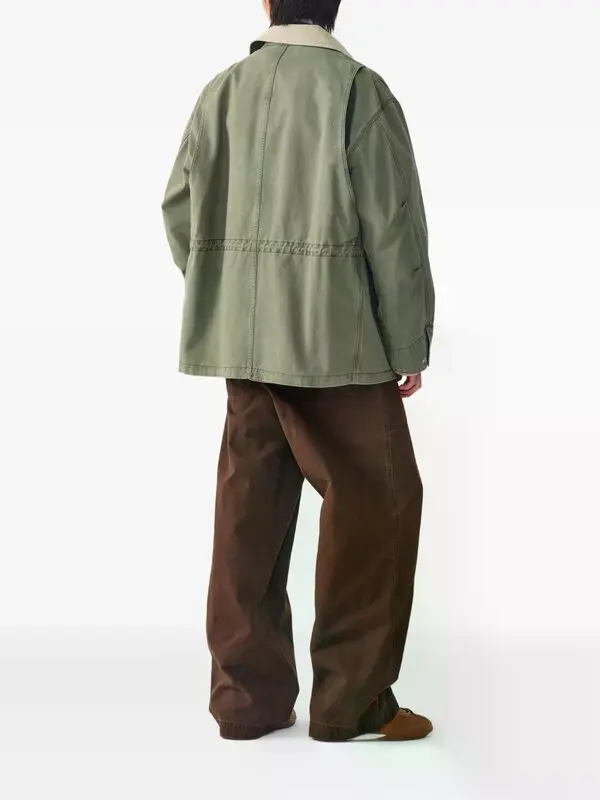 STUDIO TOMBOY Buttoned Corduroy-collar Jacket