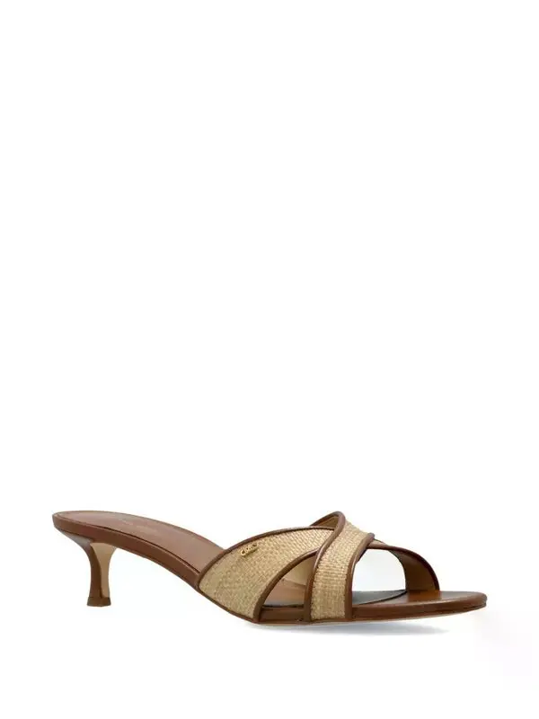 Michael Kors Cassidy Criss-cross Strap Sandals - Neutrals
