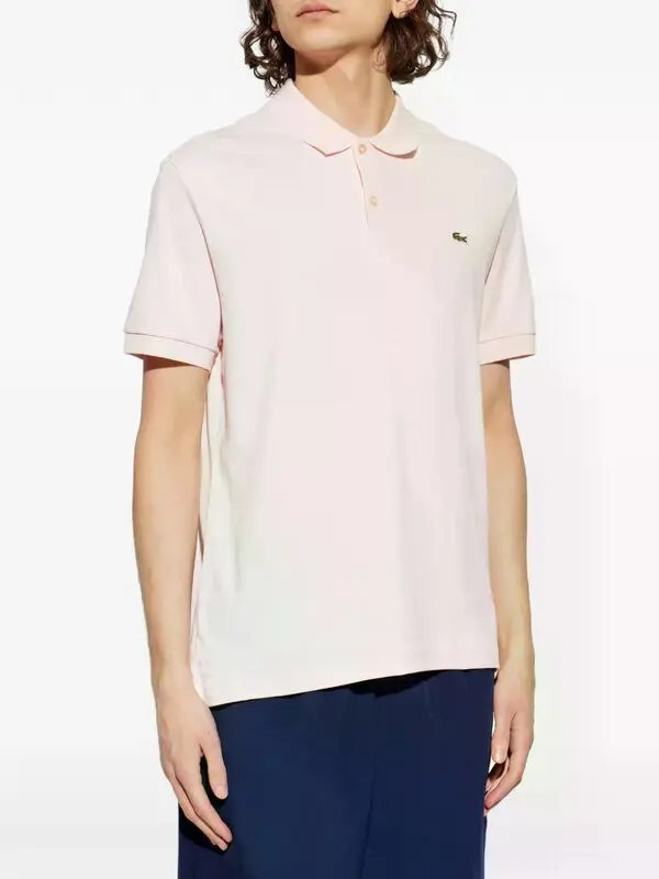 Lacoste Short Sleeve Logo Polo Shirt - Pink