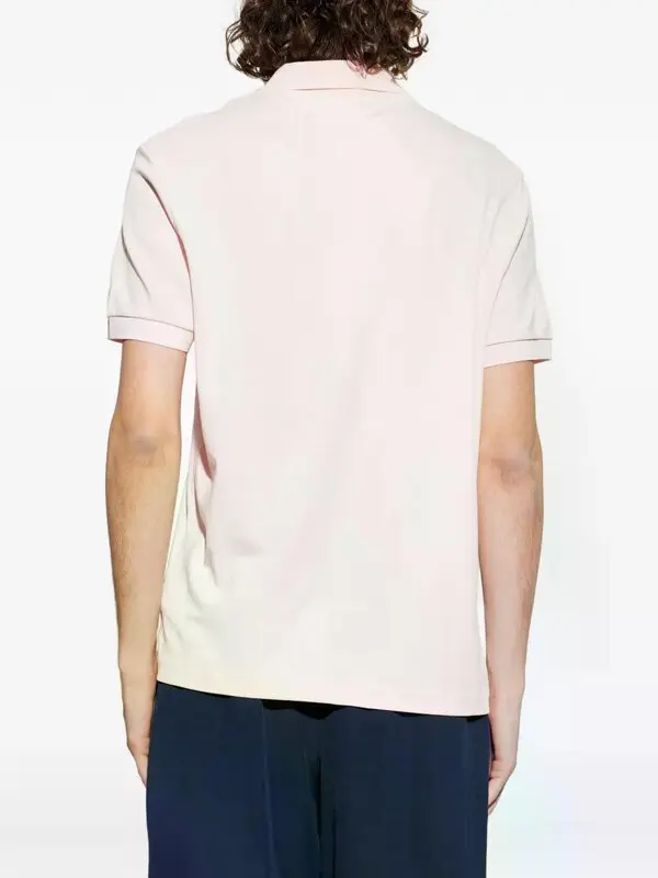 Lacoste Short Sleeve Logo Polo Shirt - Pink