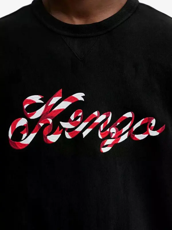 Kenzo Crew Neck Logo Sweatshirt - Black