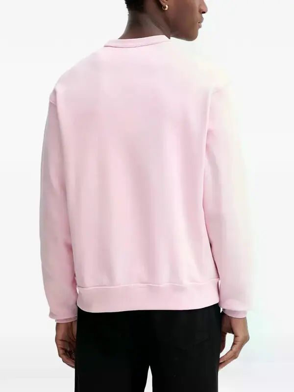 Kenzo Embroidered Crew Neck Sweatshirt - Pink