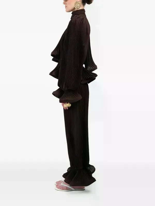 ROWEN ROSE Pleated Balloon Trousers