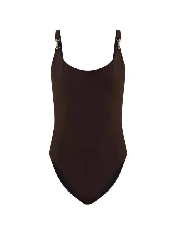 Tory Burch Ring-detail One-piece Swimsuit - Brown
