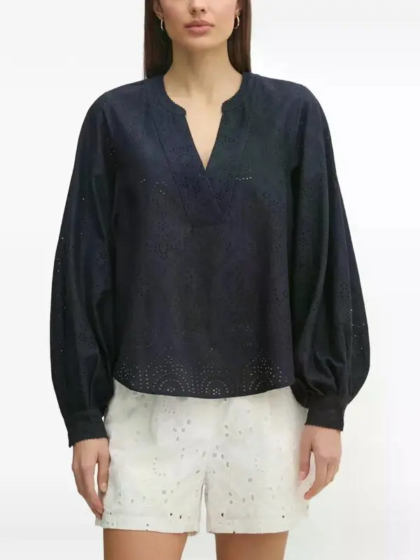 MOS MOSH Balloon-sleeve Blouse
