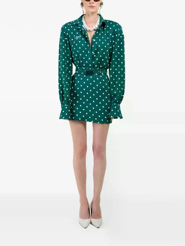 ROWEN ROSE Polka Dot Mini Skirt