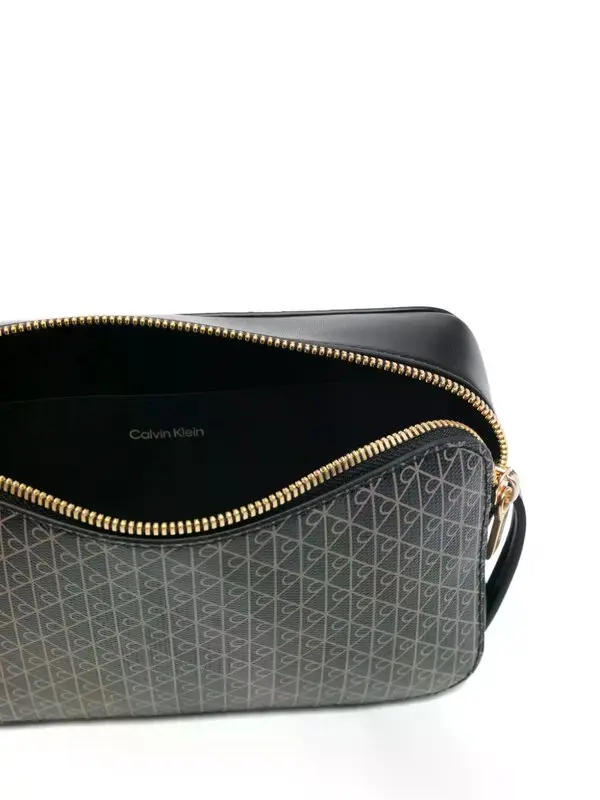 Calvin Klein Emblem Elongated Camera Crossbody Bag