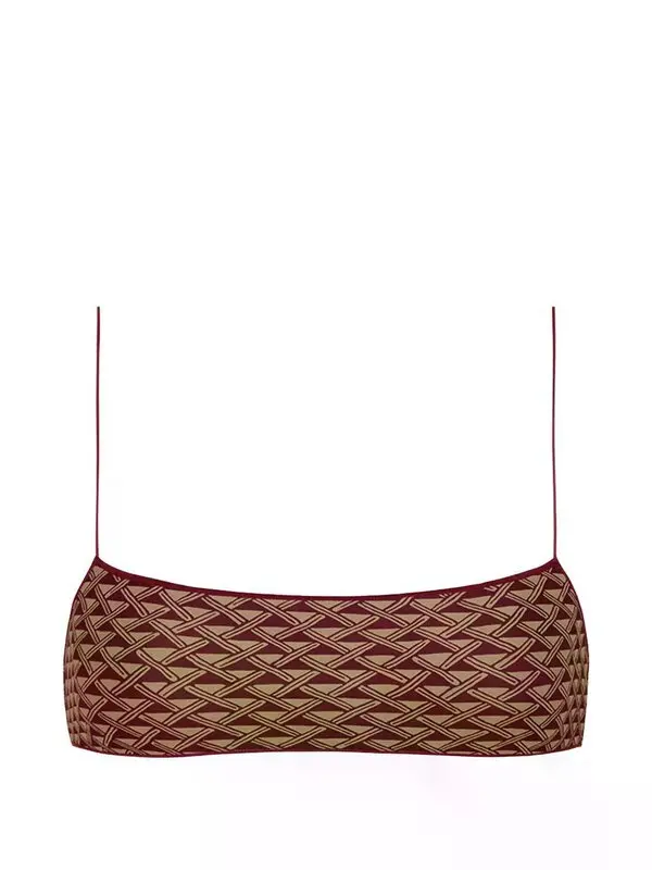TROPIC OF C The C Bralette Bikini Top - Brown