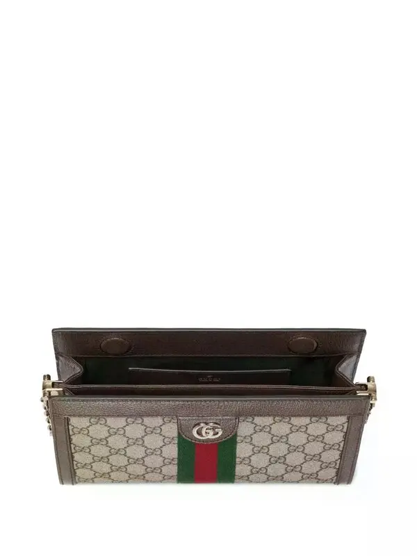 Gucci Ophidia Gg Monogram Shoulder Bag - Neutrals