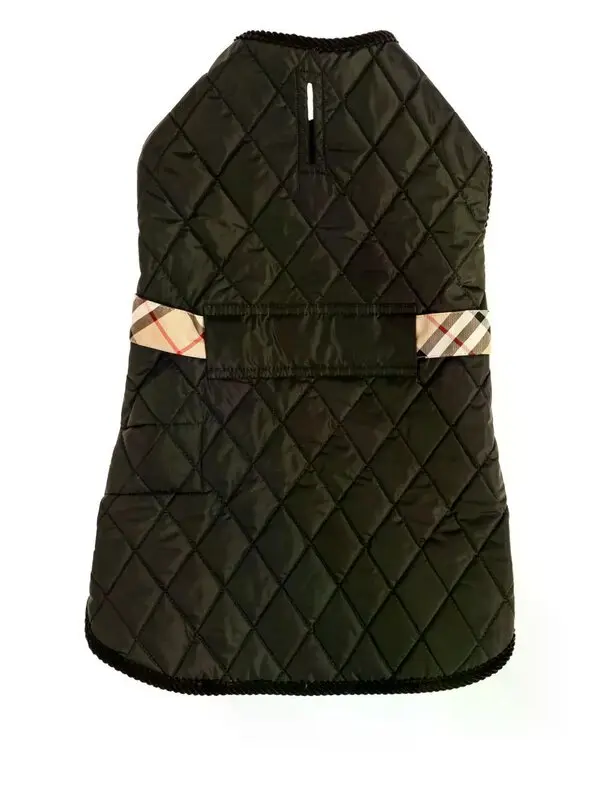 Burberry Quilted-design Pet Coat - Brown