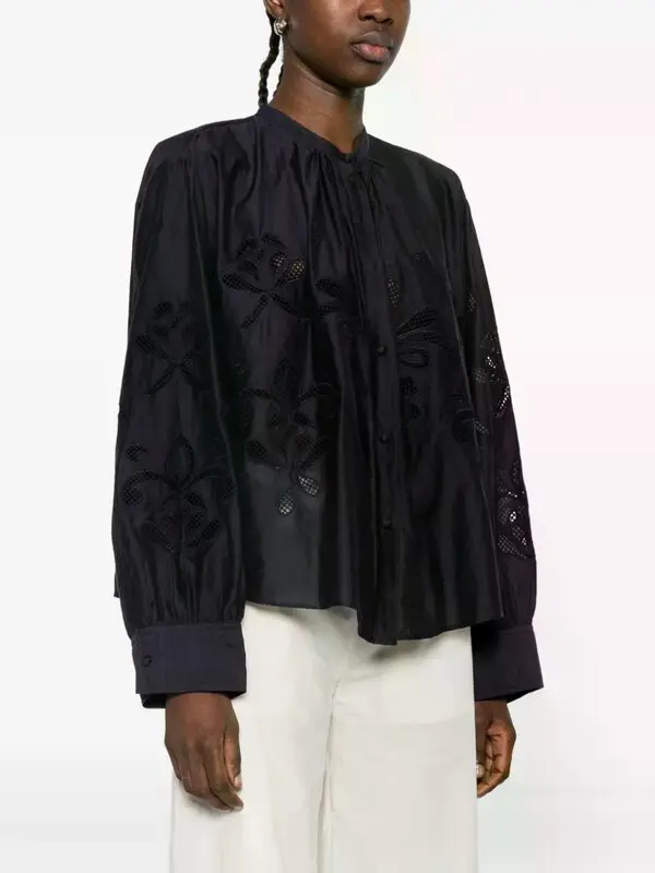FORTE_FORTE Lunamaris" Embroidered Shirt