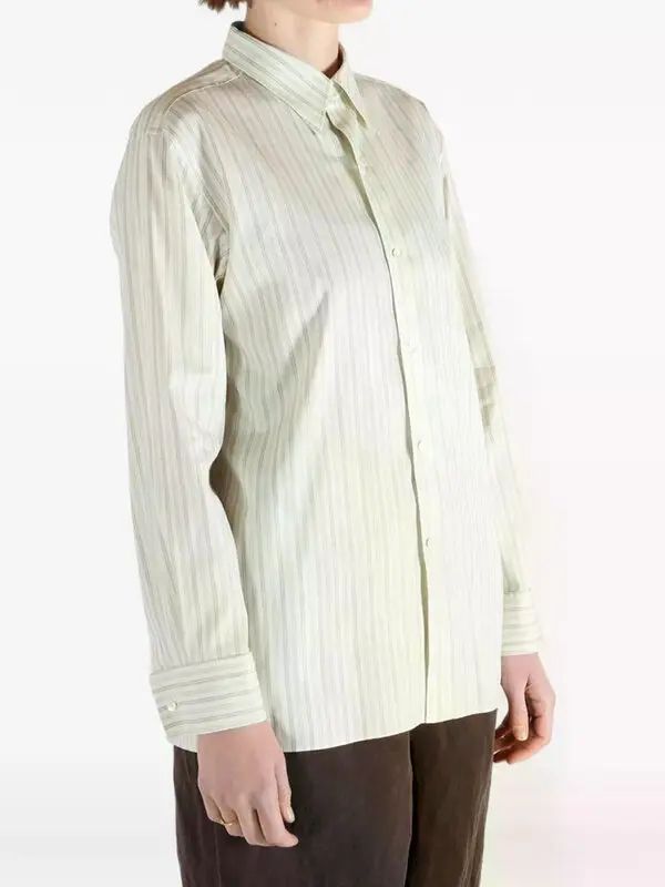 Auralee Striped Button-down Shirt