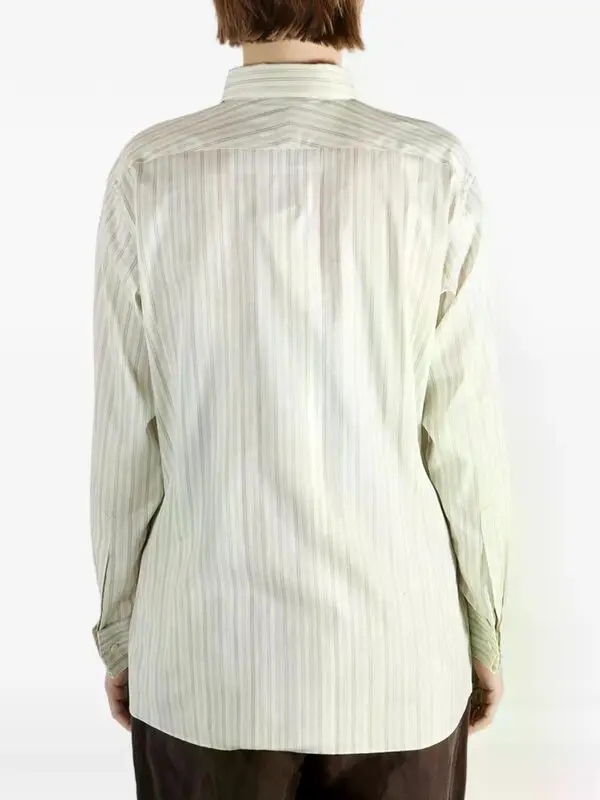 Auralee Striped Button-down Shirt