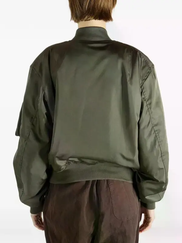 Auralee Zip Pocket Bomber Jacket