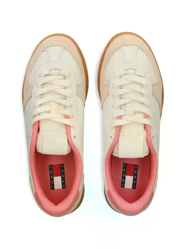 Tommy Hilfiger Logo-detail Leather Sneakers