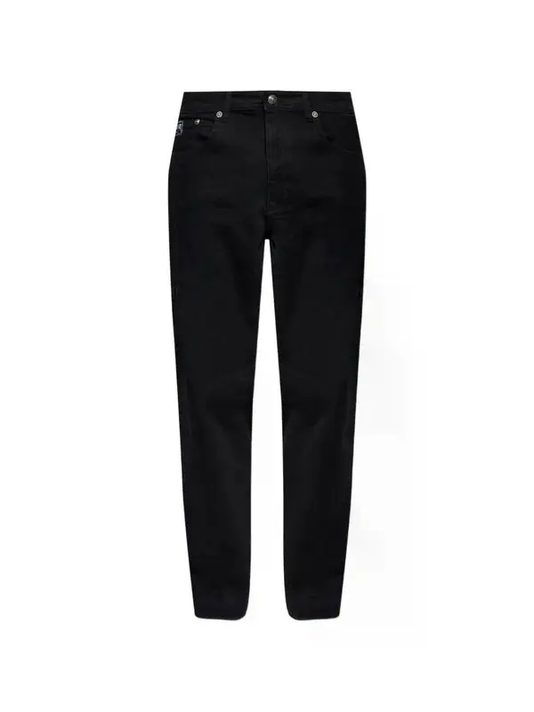 Versace Logo Patch Denim Jeans