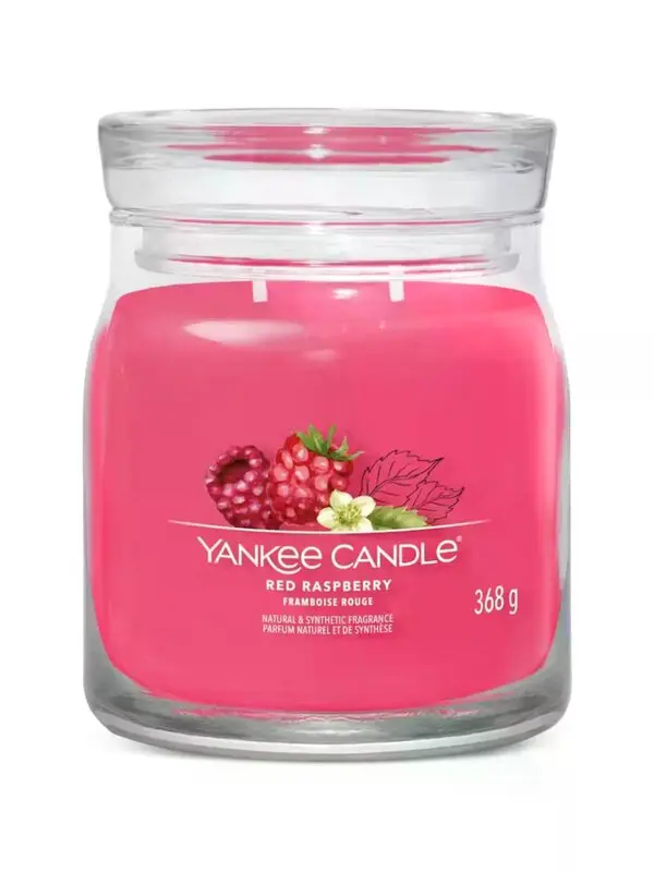 YANKEE CANDLE Medium Raspberry Candle