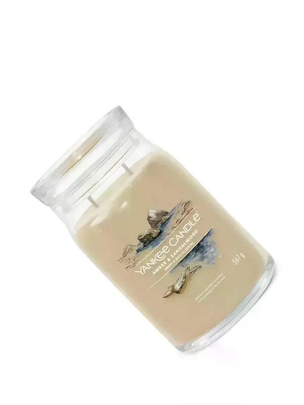 YANKEE CANDLE Large Amber And Sandalwood Candle