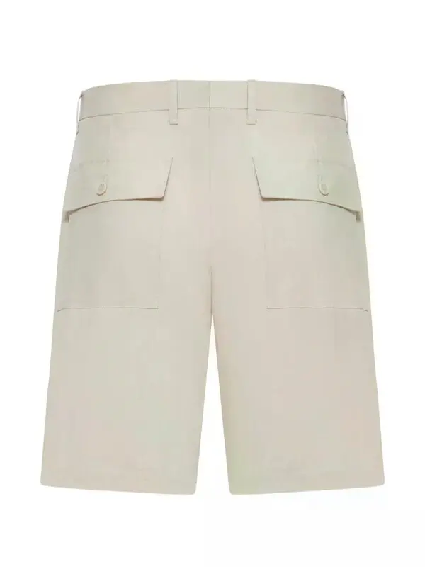 LARDINI Flap-pockets Shorts - Neutrals