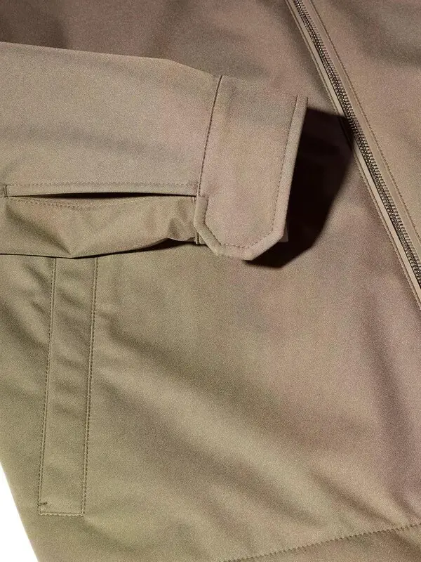 Zegna Zip-fastening Jacket - Brown
