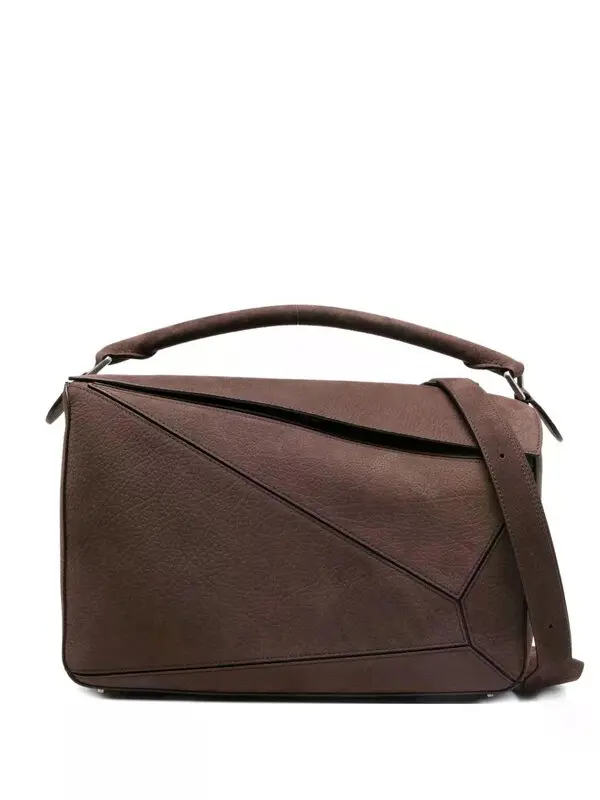 Loewe Puzzle Large Tote Bag - Brown