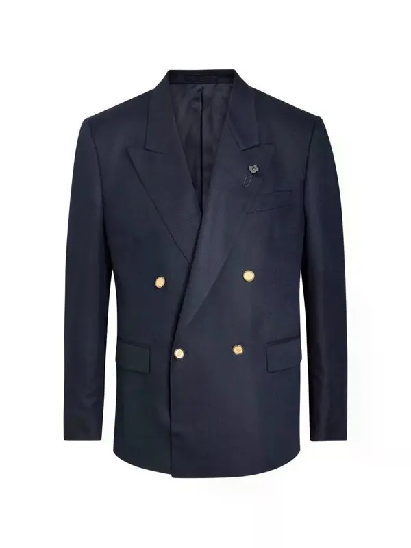 LARDINI Double-breasted Blazer - Blue