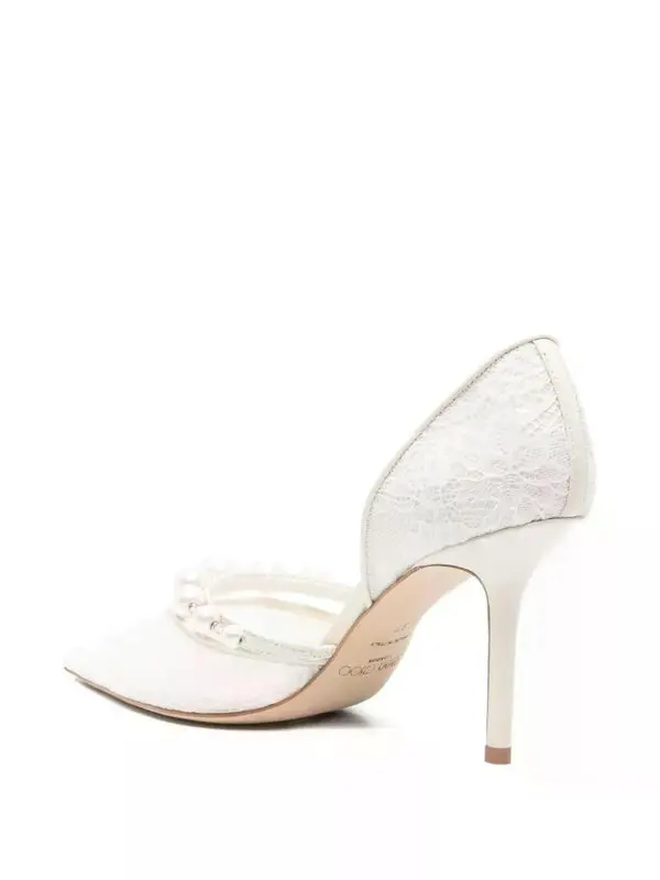 JIMMY CHOO Aurelie Pearl-lace Pumps