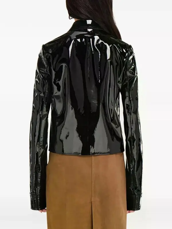 FERRAGAMO Boxy Nappa Leather Jacket