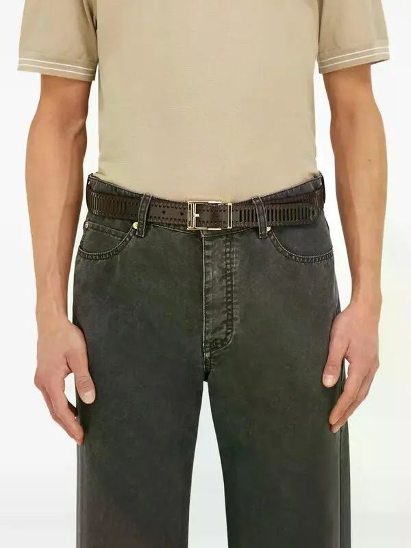FERRAGAMO Adjustable Belt - Brown