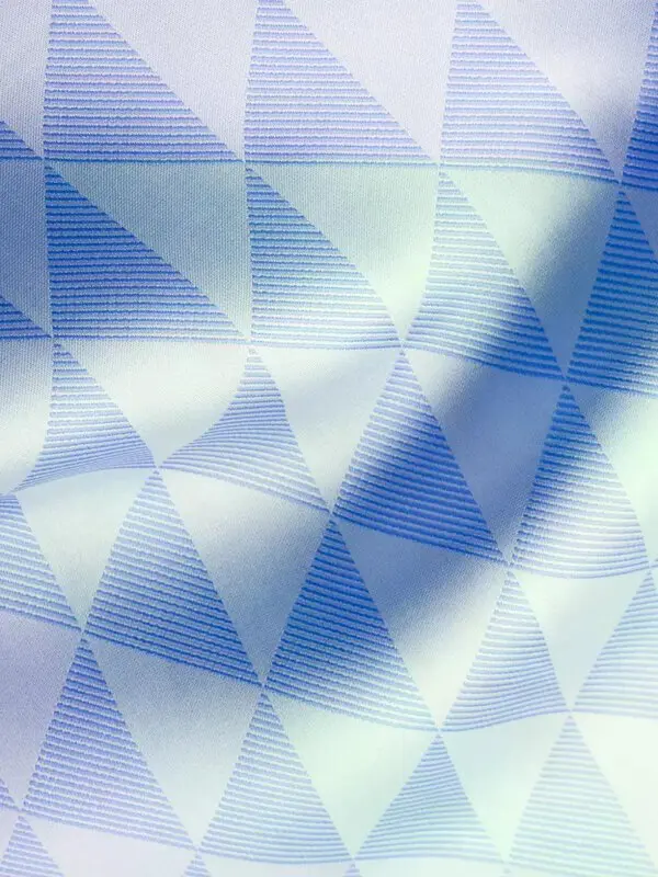 Prada Jacquard Silk Scarf 90x90 - Blue