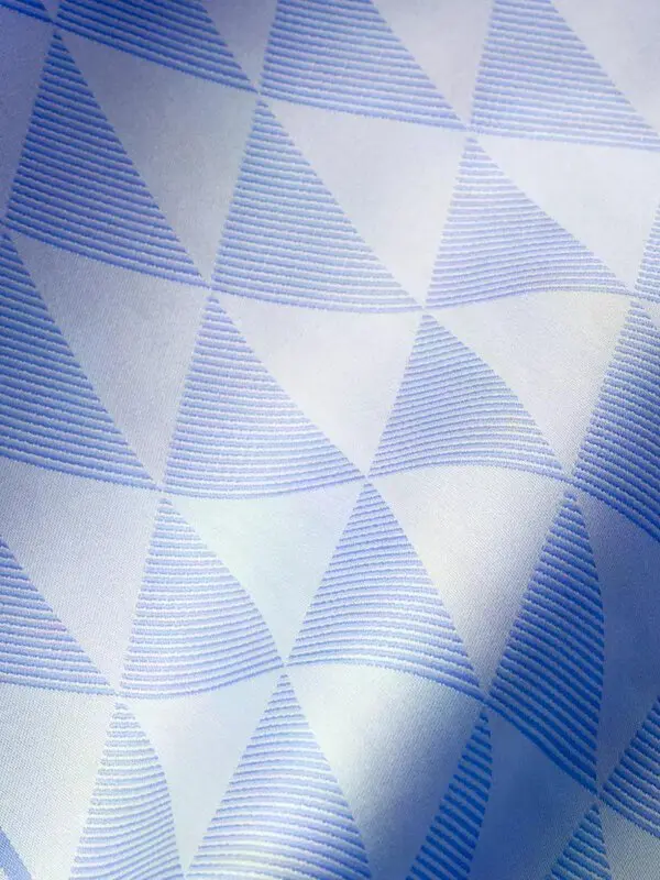 Prada Jacquard Silk Scarf 55x55 - Blue