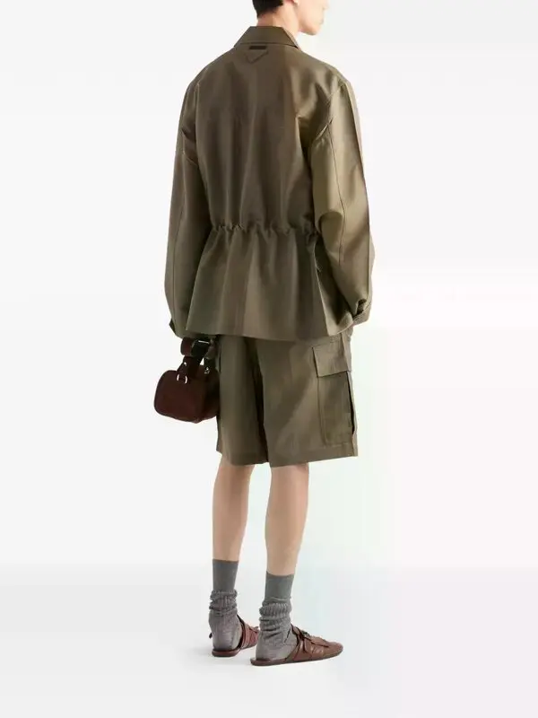 Prada Mohair And Wool Safari Jacket
