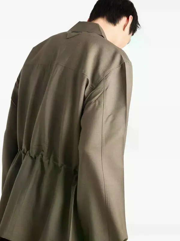 Prada Mohair And Wool Safari Jacket