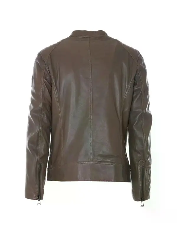 Belstaff Leather Zip Jacket