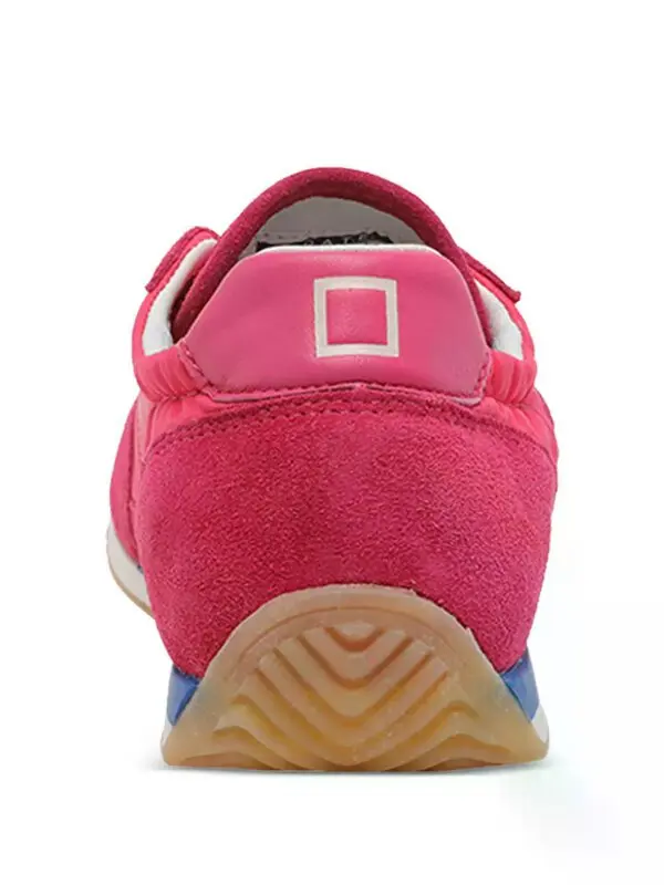 D.a.t.e. Round Toe Suede Sneakers - Pink