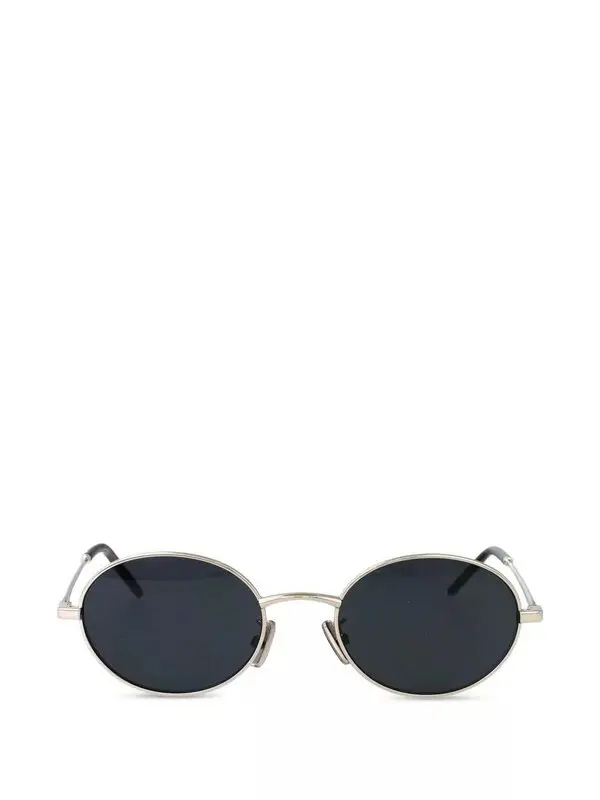 Givenchy City Oval-frame Sunglasses - Silver