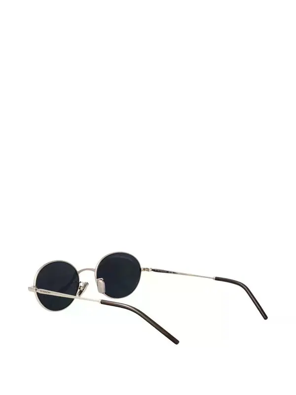Givenchy City Oval-frame Sunglasses - Silver
