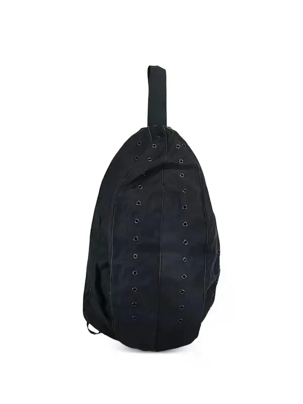 OMAR AFRIDI Grommet-detail Crossbody Bag - Black