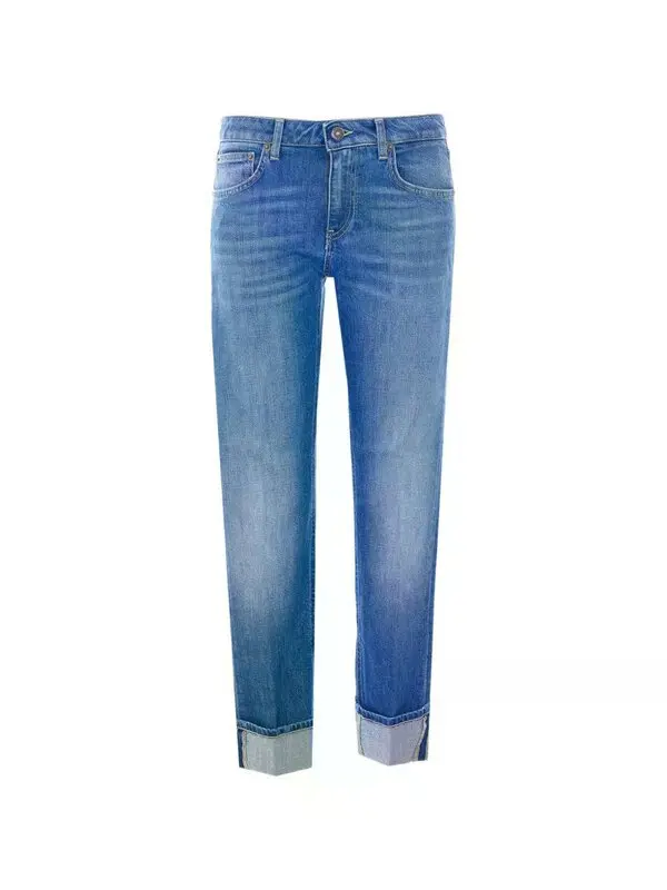 DONDUP Logo Patch Skinny Jeans