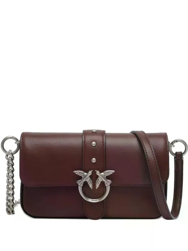 Pinko Love One Leather Crossbody Bag