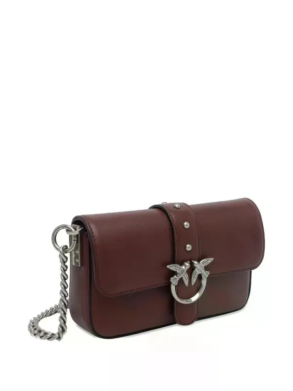 Pinko Love One Leather Crossbody Bag