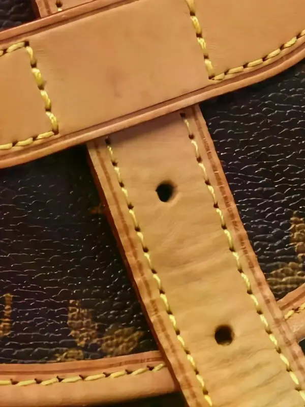 LOUIS VUITTON 2008 30 Saumur Monogram Crossbody Bag - Brown