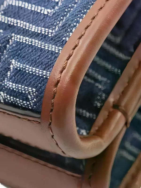 Fendi Zucca-pattern Shoulder Bag - Blue