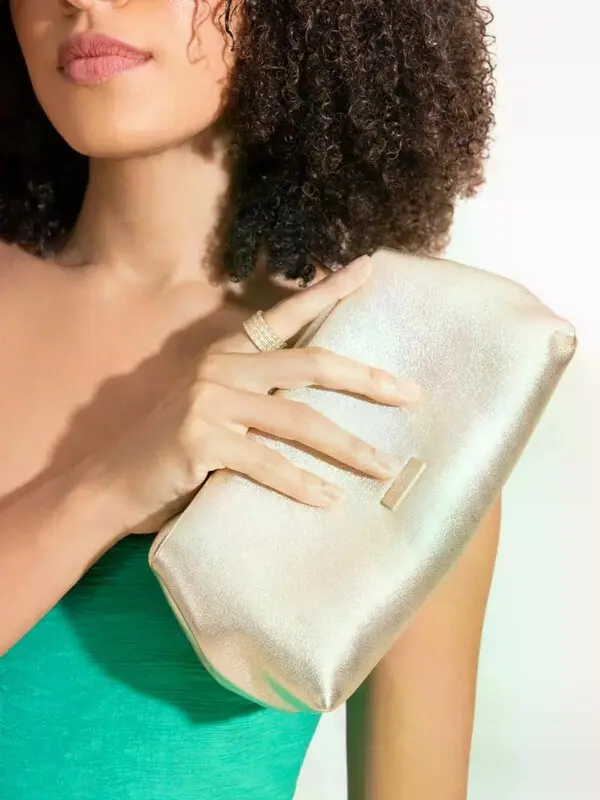 AQUAZZURA Mini Temptation Clutch - Gold
