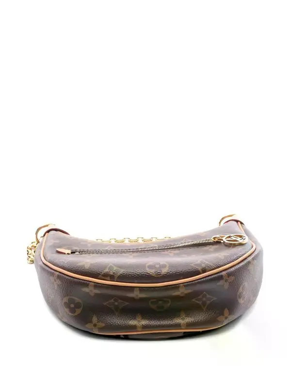 LOUIS VUITTON 2010s Loop Monogram Chain Shoulder Bag - Brown
