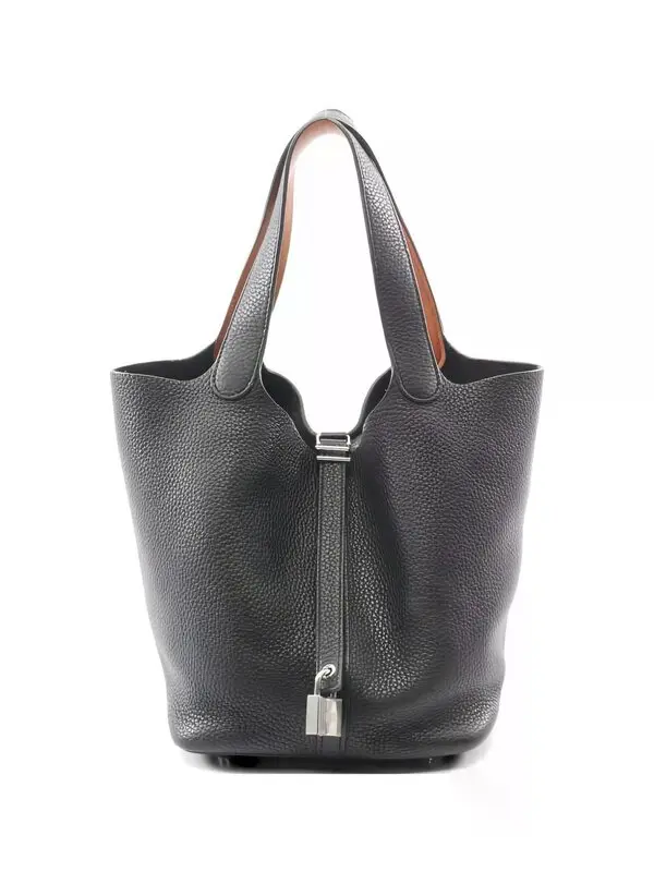 Hermès 2017 Picotin Lock Handbag - Black